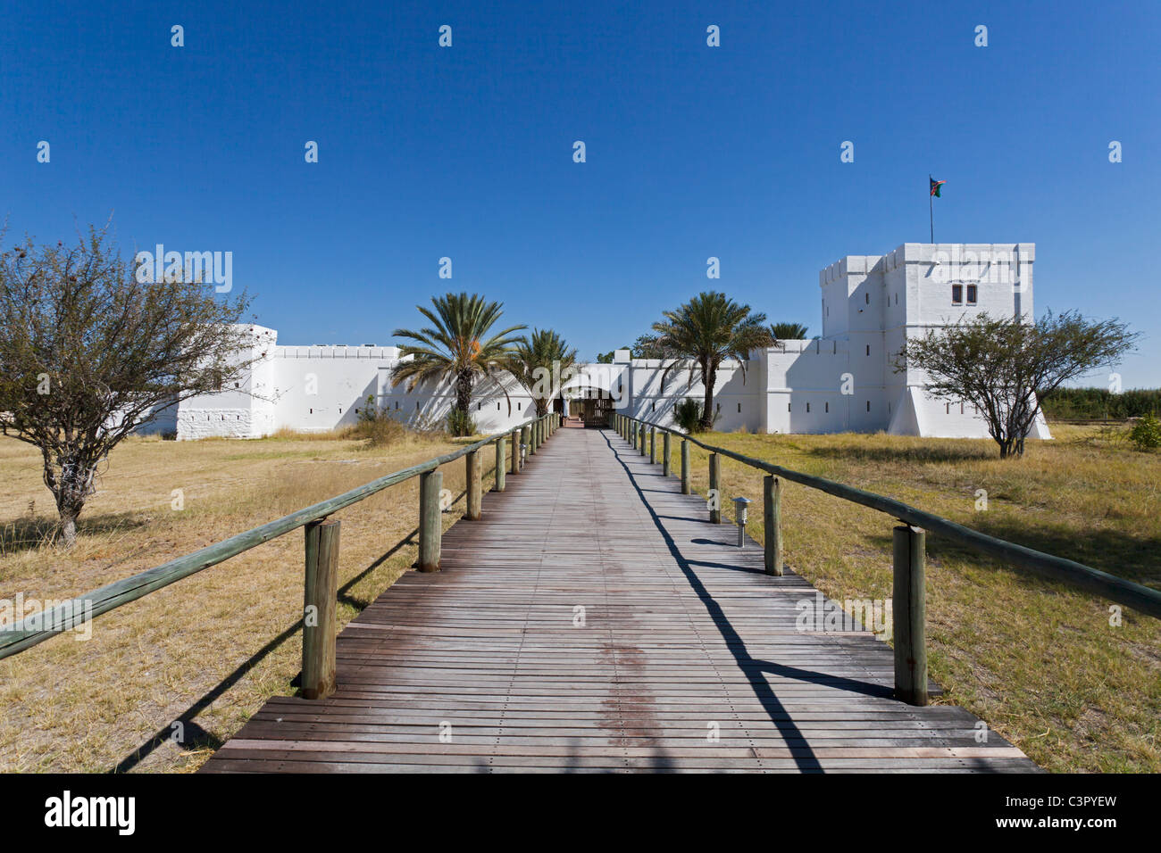 Africa, Namibia, Fort namutoni in etosha national park Stock Photo - Alamy