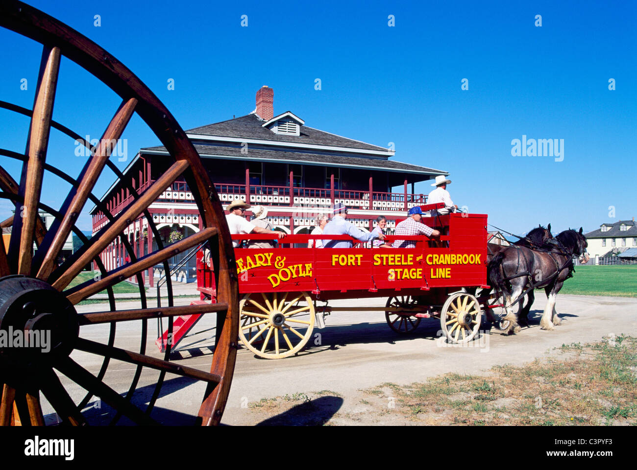 Fort Steele Heritage Town, BC, British Columbia, Canada - Passenger ...