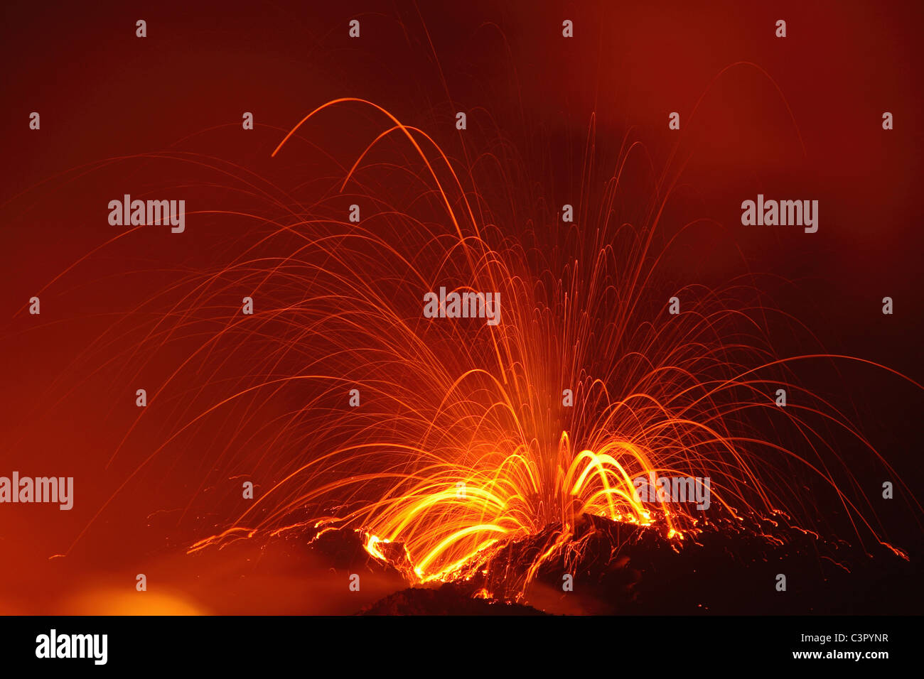 Close up of volcanic eruption Stock Photo - Alamy