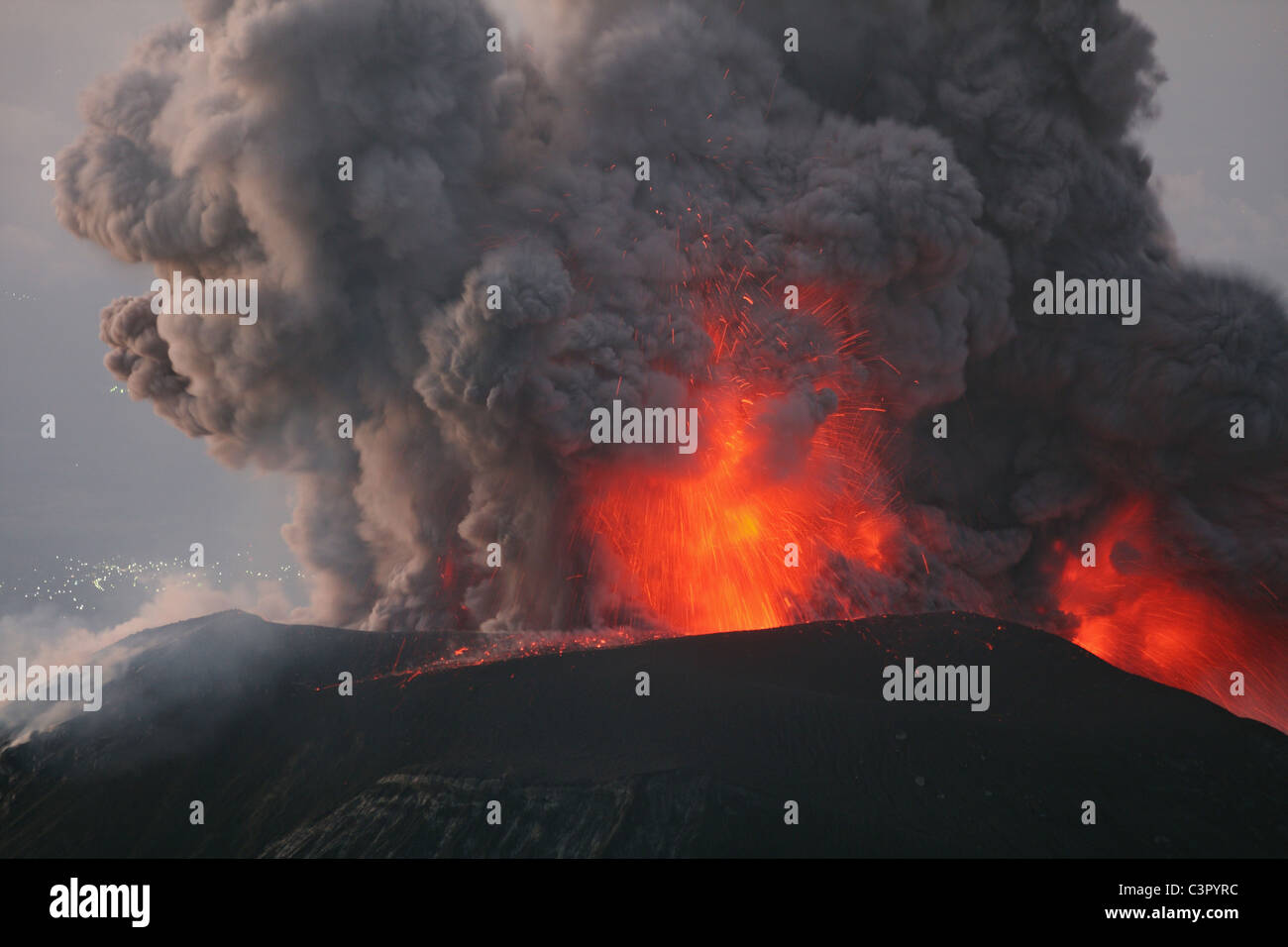 Disaster erupting hi-res stock photography and images - Alamy