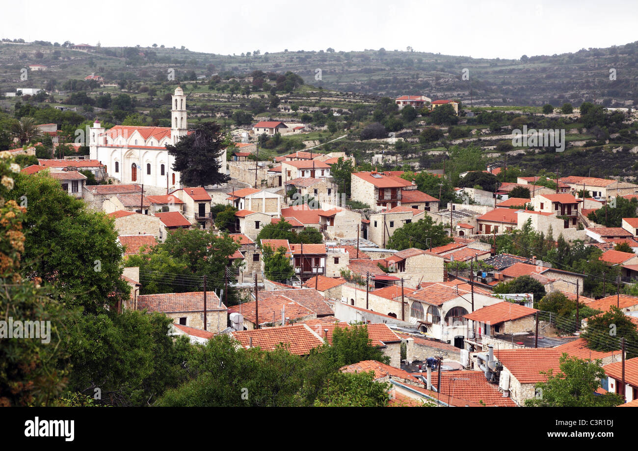 Lofou village Cyprus Stock Photo - Alamy