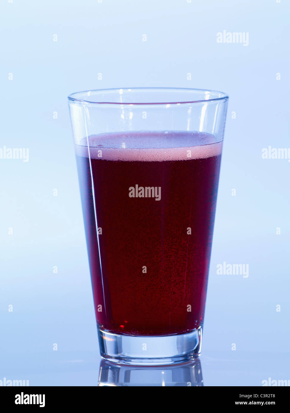 Glass of black currant juice, close-up Stock Photo - Alamy