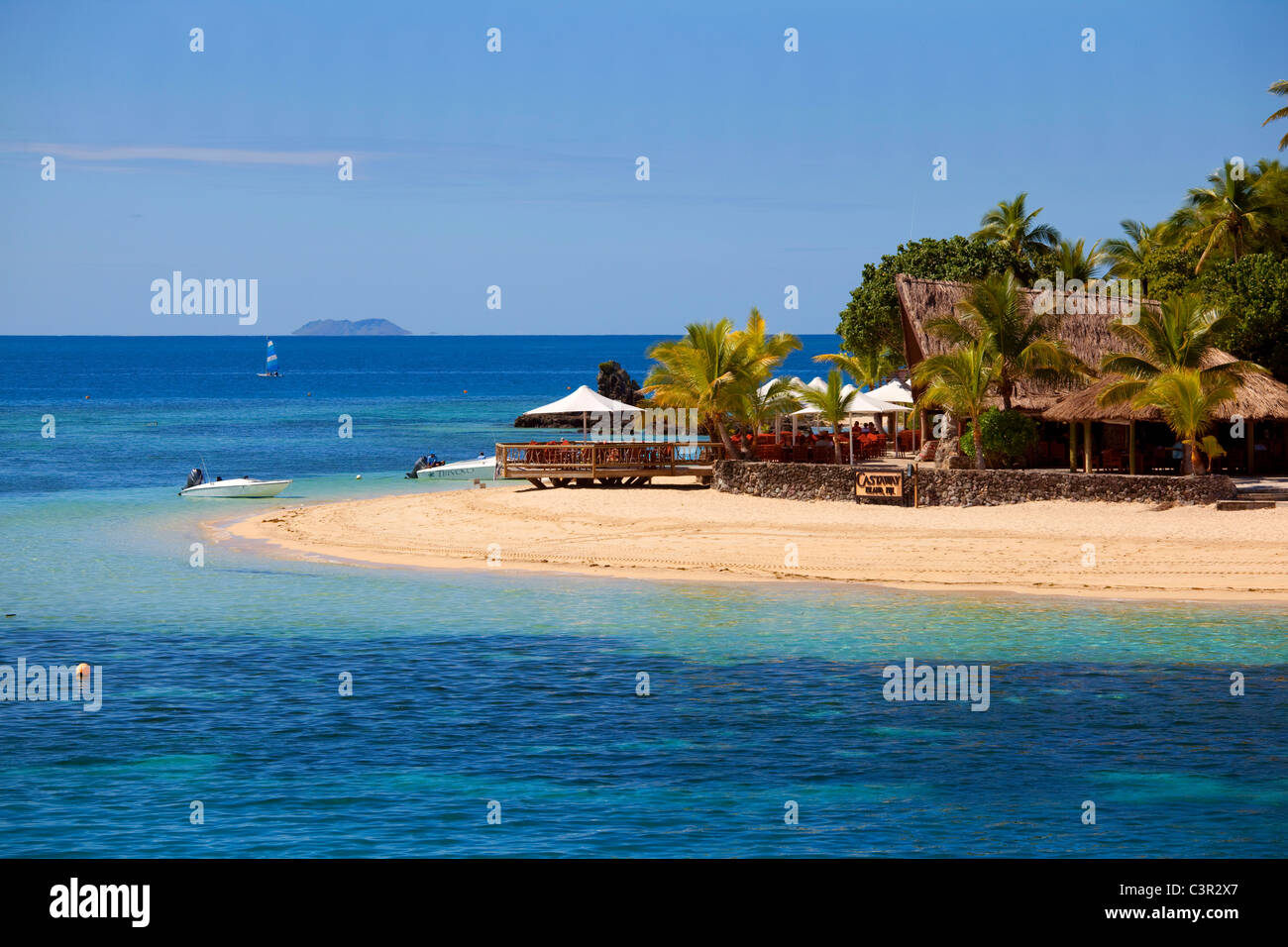 Castaway Island Resort, Qalito Island, Mamanucas, Fiji, beach Stock ...