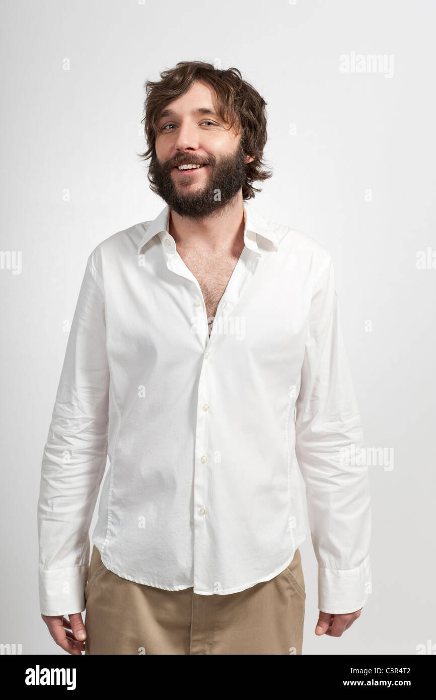 Man smiling, portrait Stock Photo - Alamy