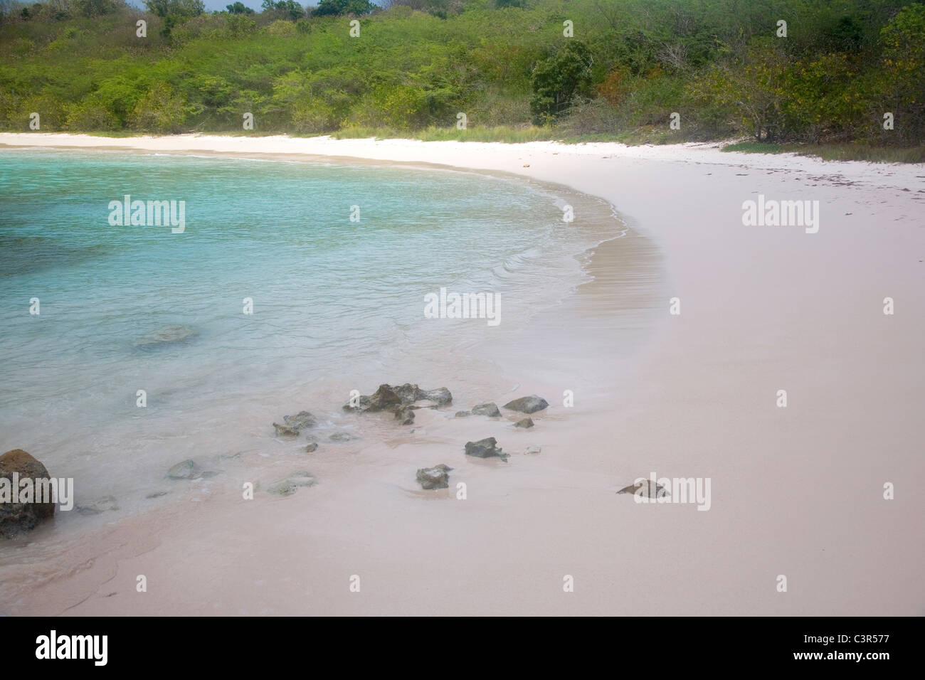 Caribbean antigua half moon beach hi-res stock photography and images ...