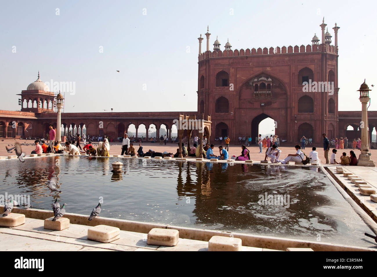 jama masjid, mosque in delhi, new delhi, india Stock Photo - Alamy