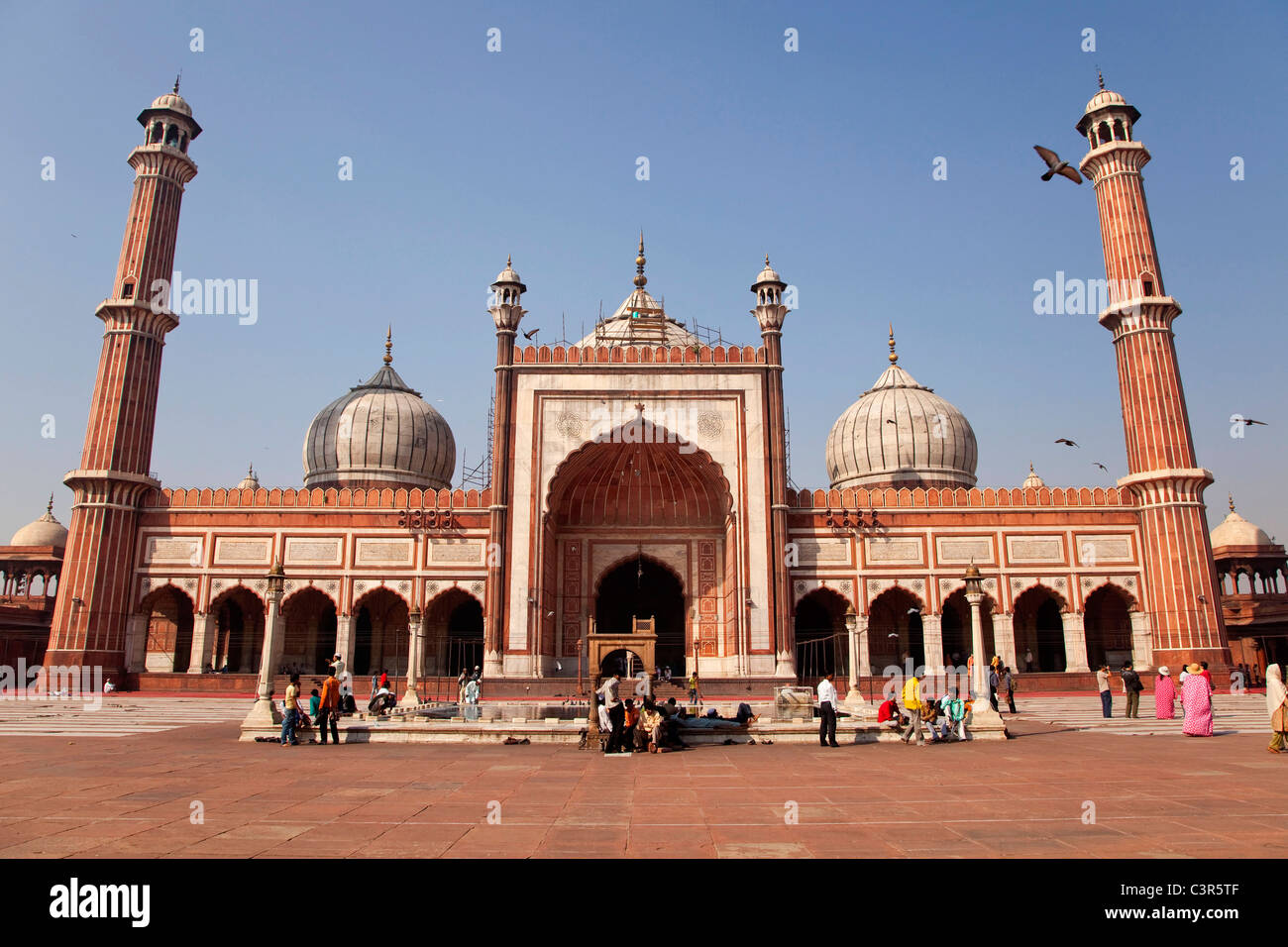Jama Masjid, mosque in Delhi, India Stock Photo - Alamy