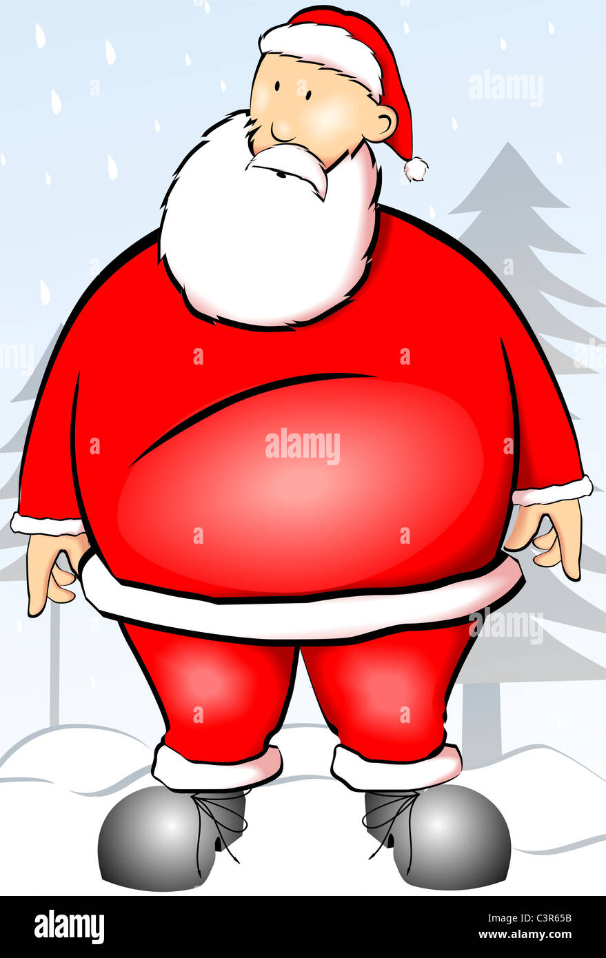 Santa clause in christmas Stock Photo - Alamy