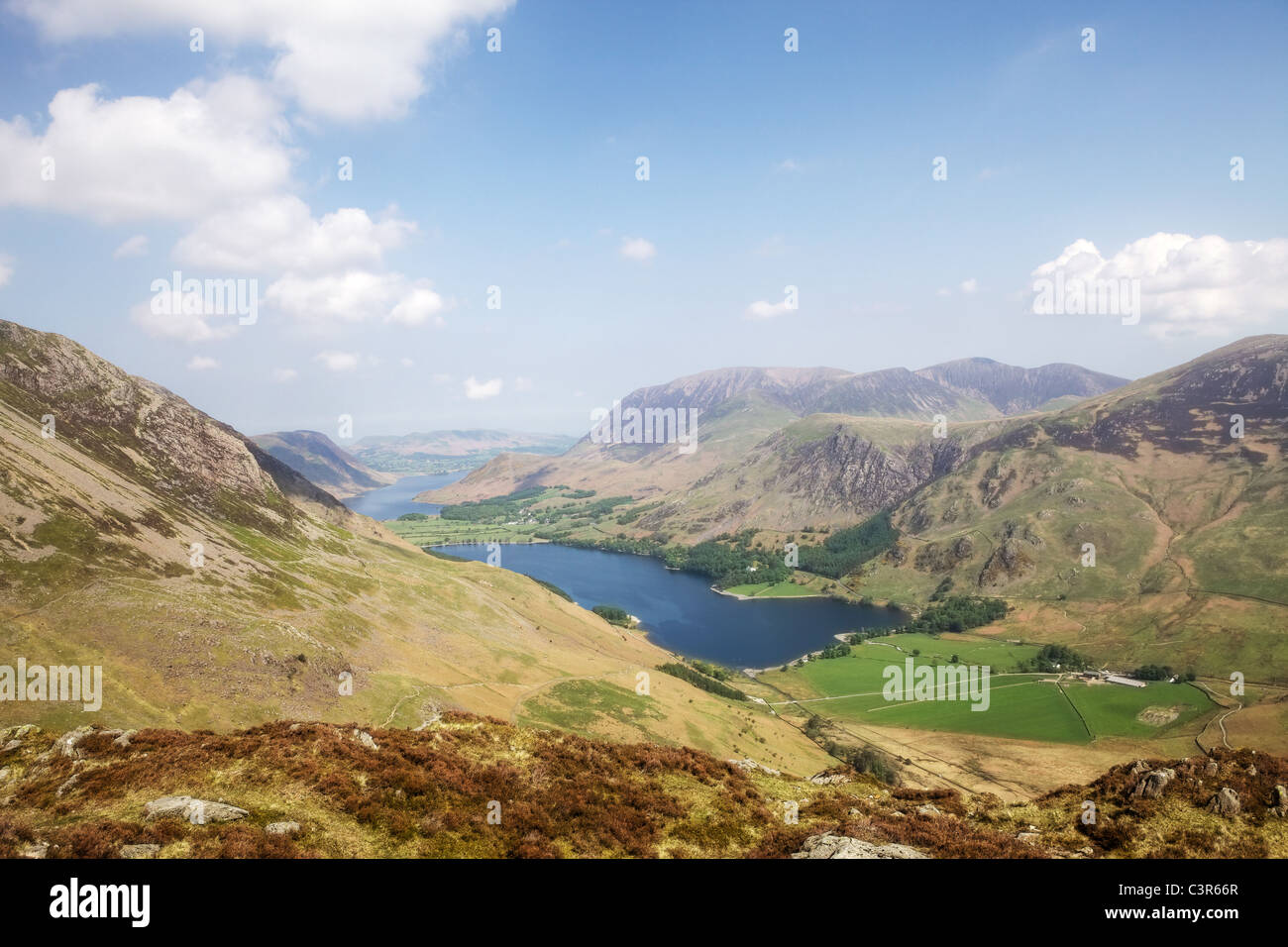 Walk up and over Haystacks in Ennerdale Valley Stock Photo - Alamy