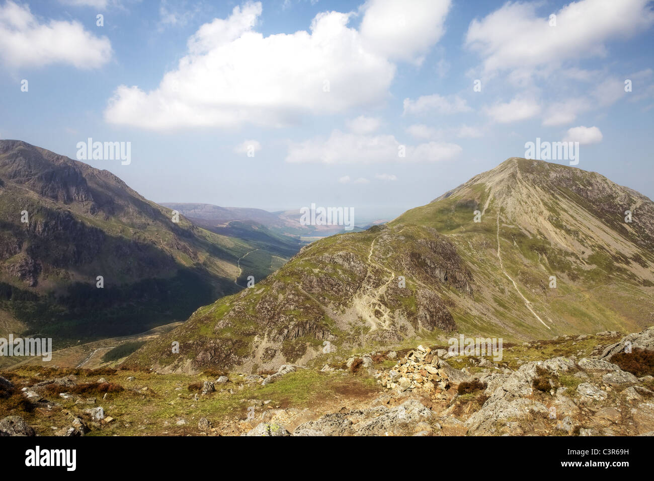 Walk up and over Haystacks in Ennerdale Valley Stock Photo - Alamy