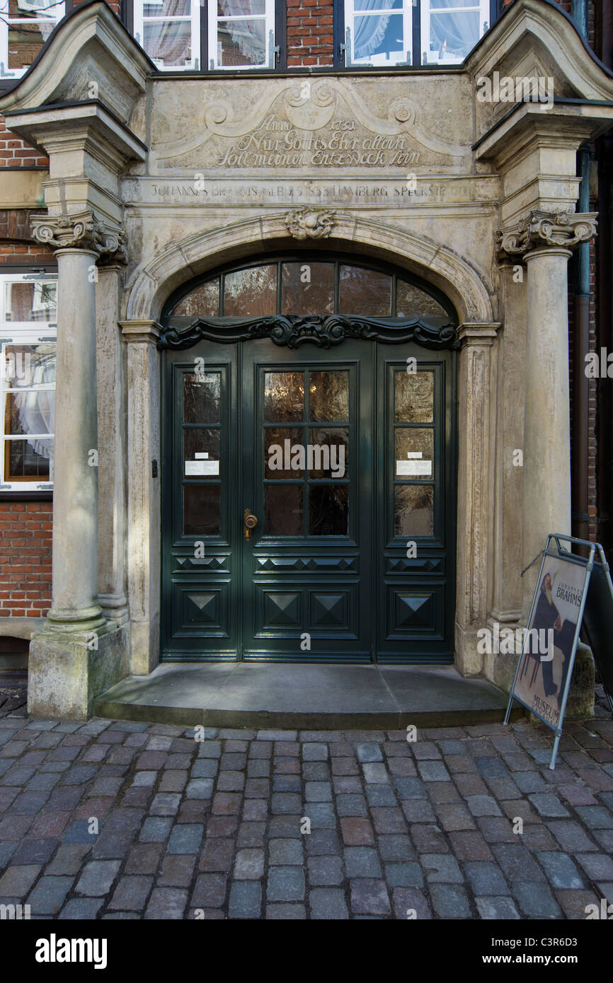 Johannes Brahms Museum, Hamburg Stock Photo - Alamy