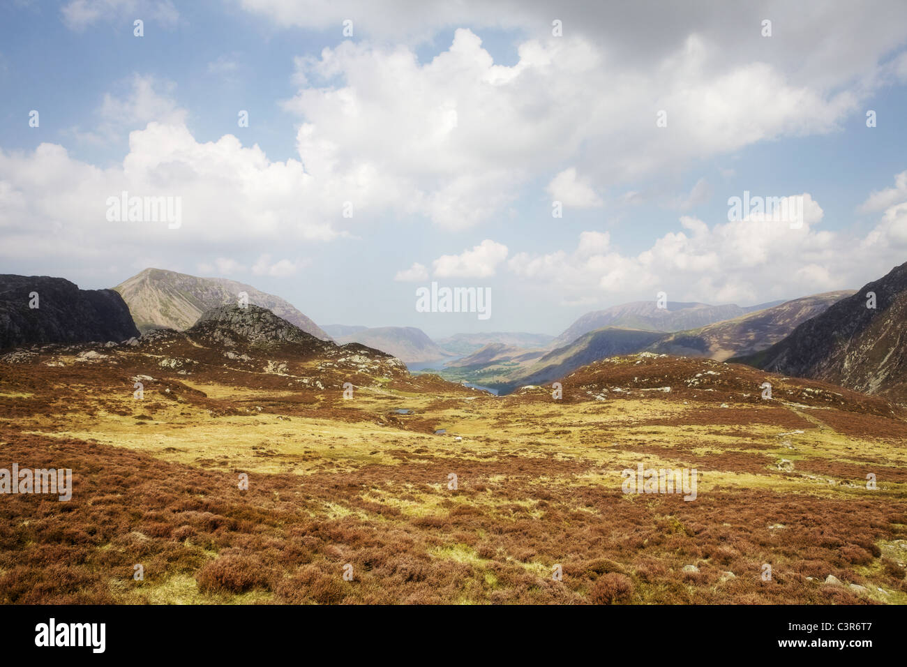 Walk up and over Haystacks in Ennerdale Valley Stock Photo - Alamy