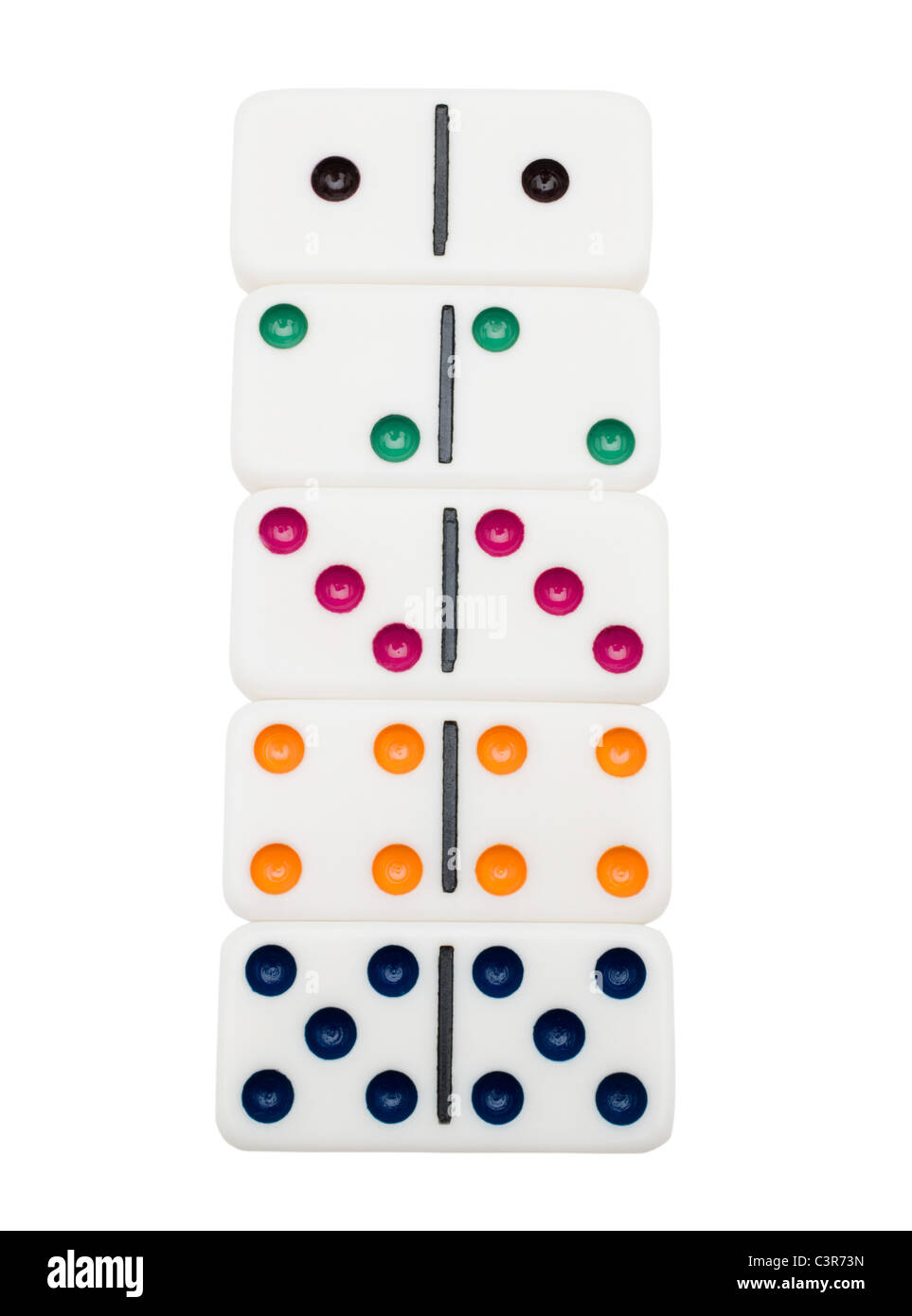 Domino series Cut Out Stock Images & Pictures - Alamy