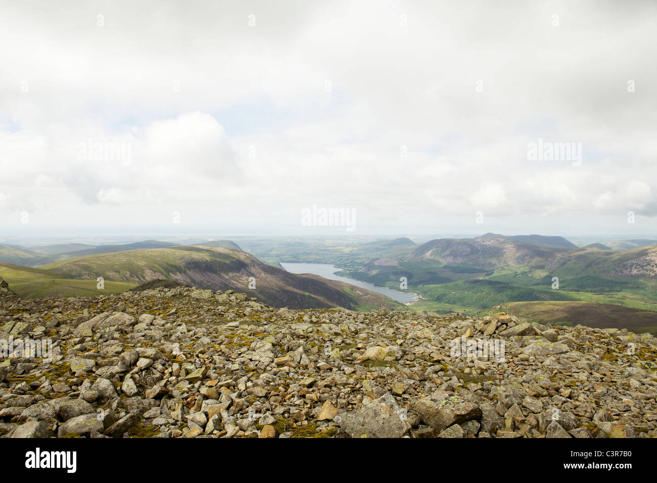 Walk up and over Haystacks in Ennerdale Valley Stock Photo - Alamy