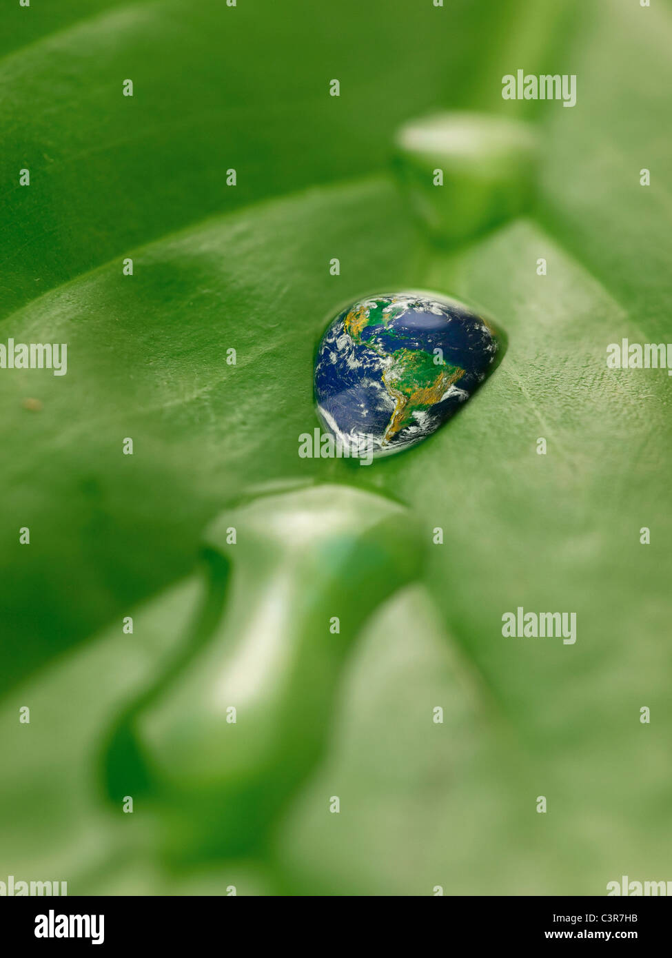 Earth water droplet hi-res stock photography and images - Alamy