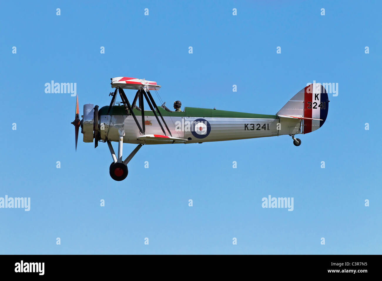 An Avro Tutor veteran flight training aircraft of the RAF Stock Photo ...