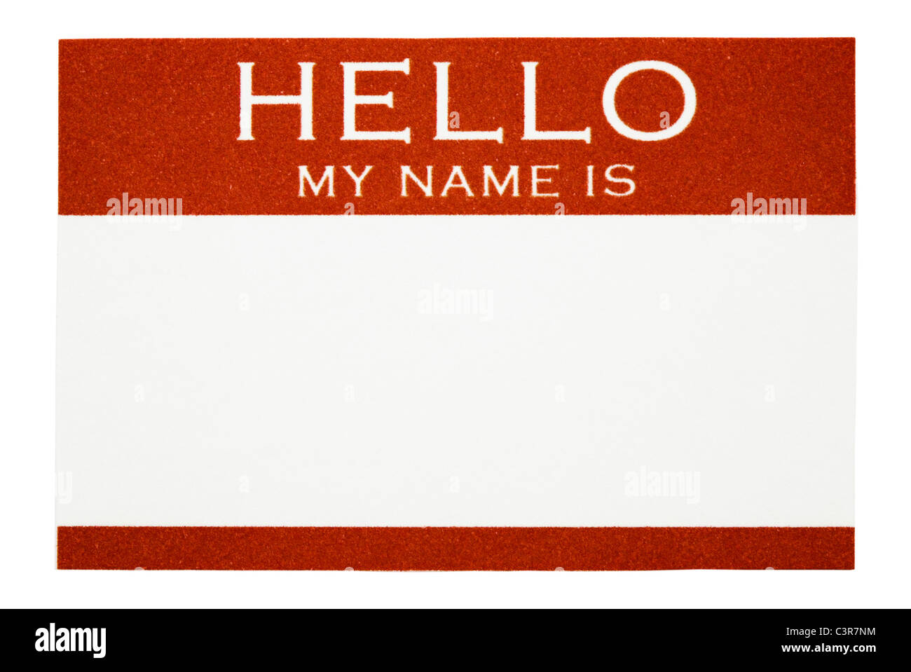 Blank Name Badge Stock Photos & Blank Name Badge Stock Images - Alamy