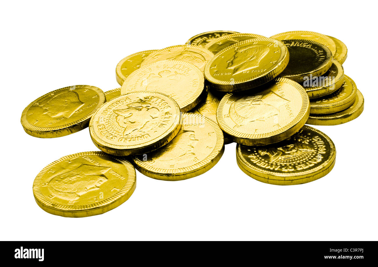 Gold Coins Cut Out High Resolution Stock Photography and Images - Alamy