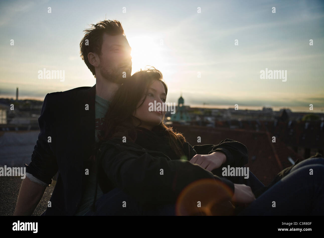 Enjoy the view, sunset, sunrice Stock Photo - Alamy