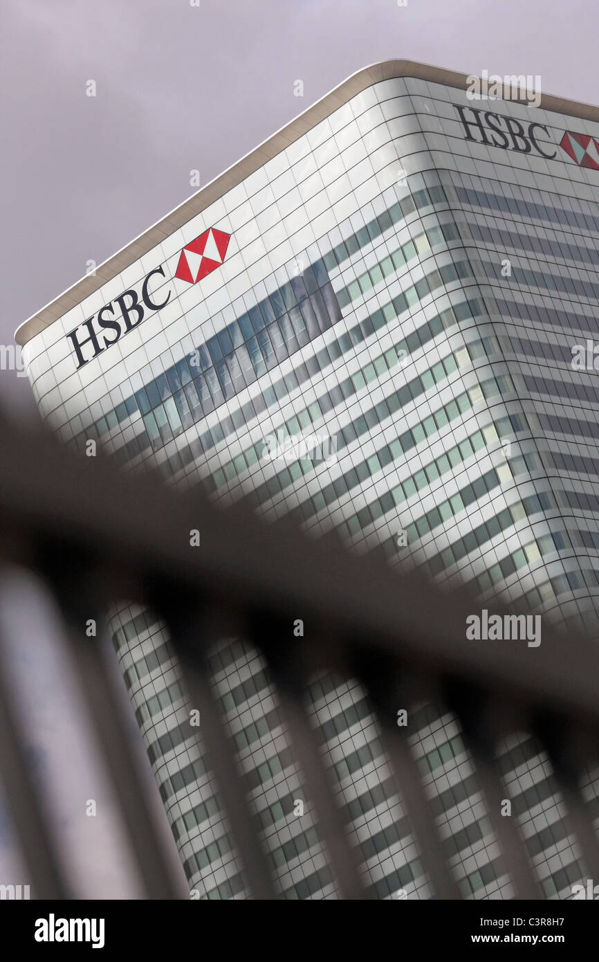 The Hsbc Building In Canary Wharf High Resolution Stock Photography and ...
