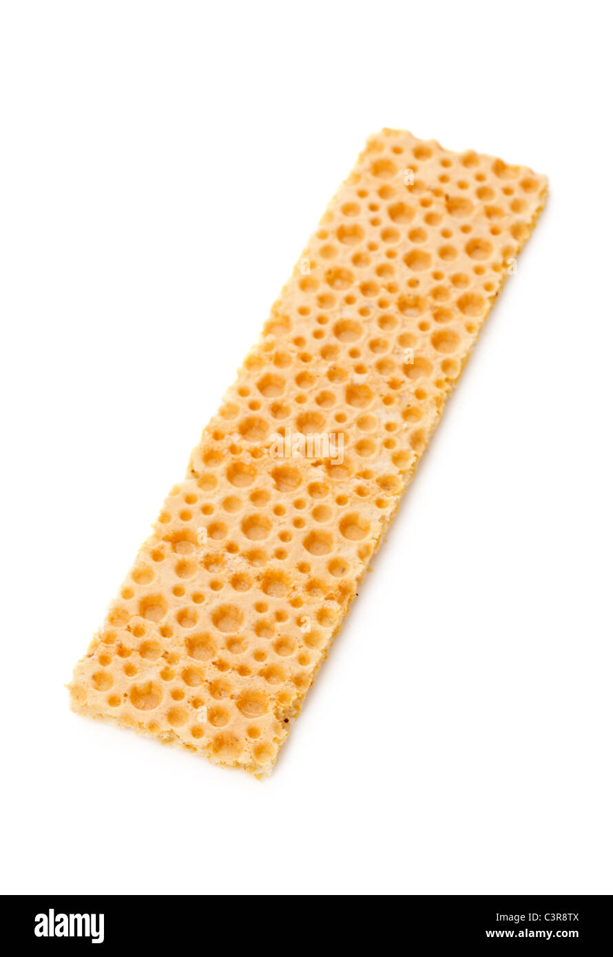 healthy crunchy cracker isolated on white background Stock Photo - Alamy