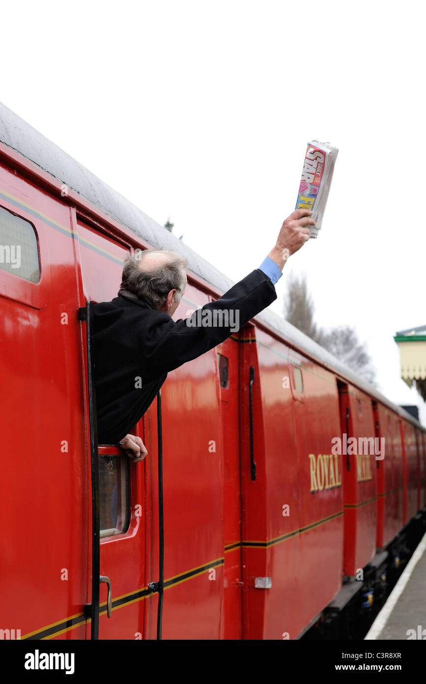 Train guard flag hi-res stock photography and images - Alamy