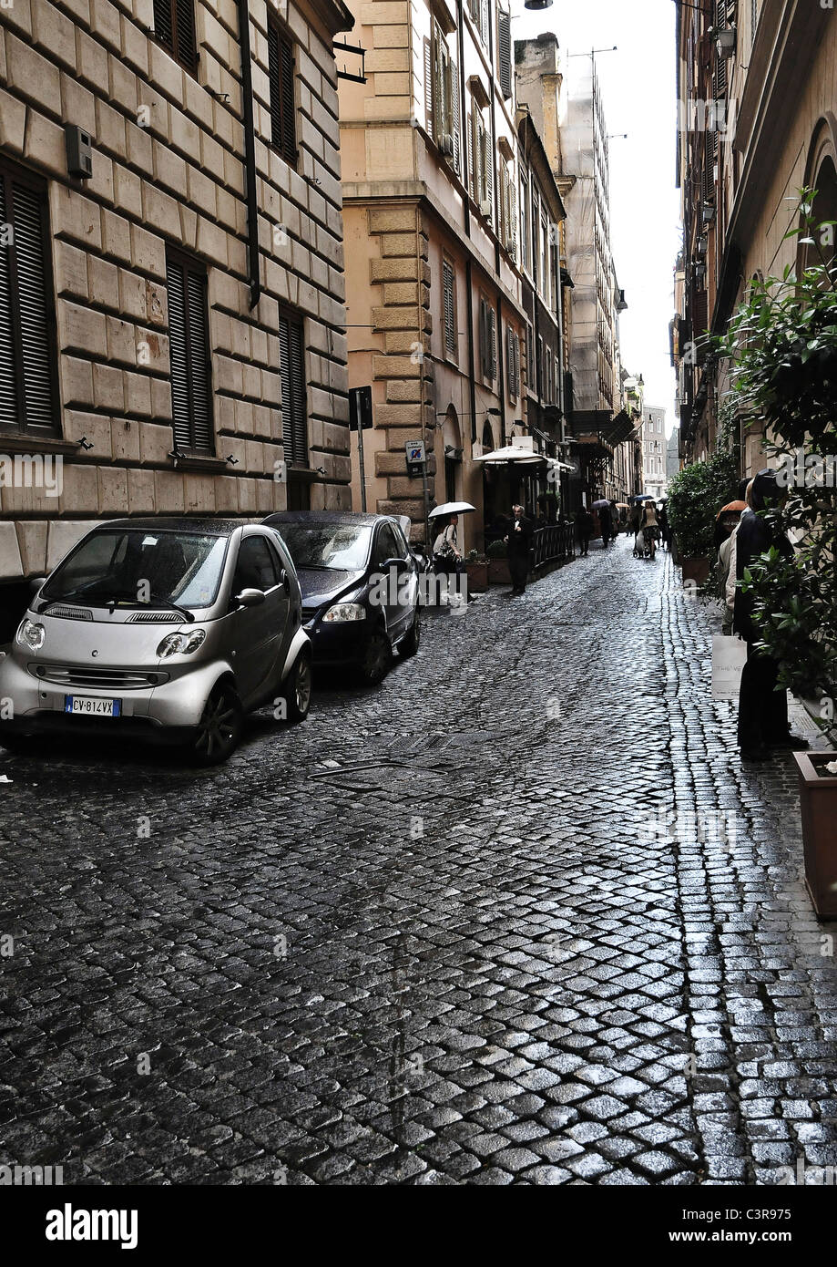 Rome cobbles hi-res stock photography and images - Alamy