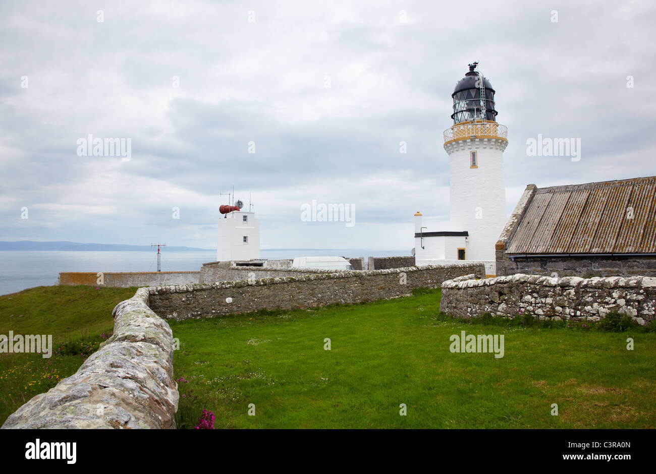 Lighthouse at Dunnet Head - the north point of scotland Stock Photo - Alamy