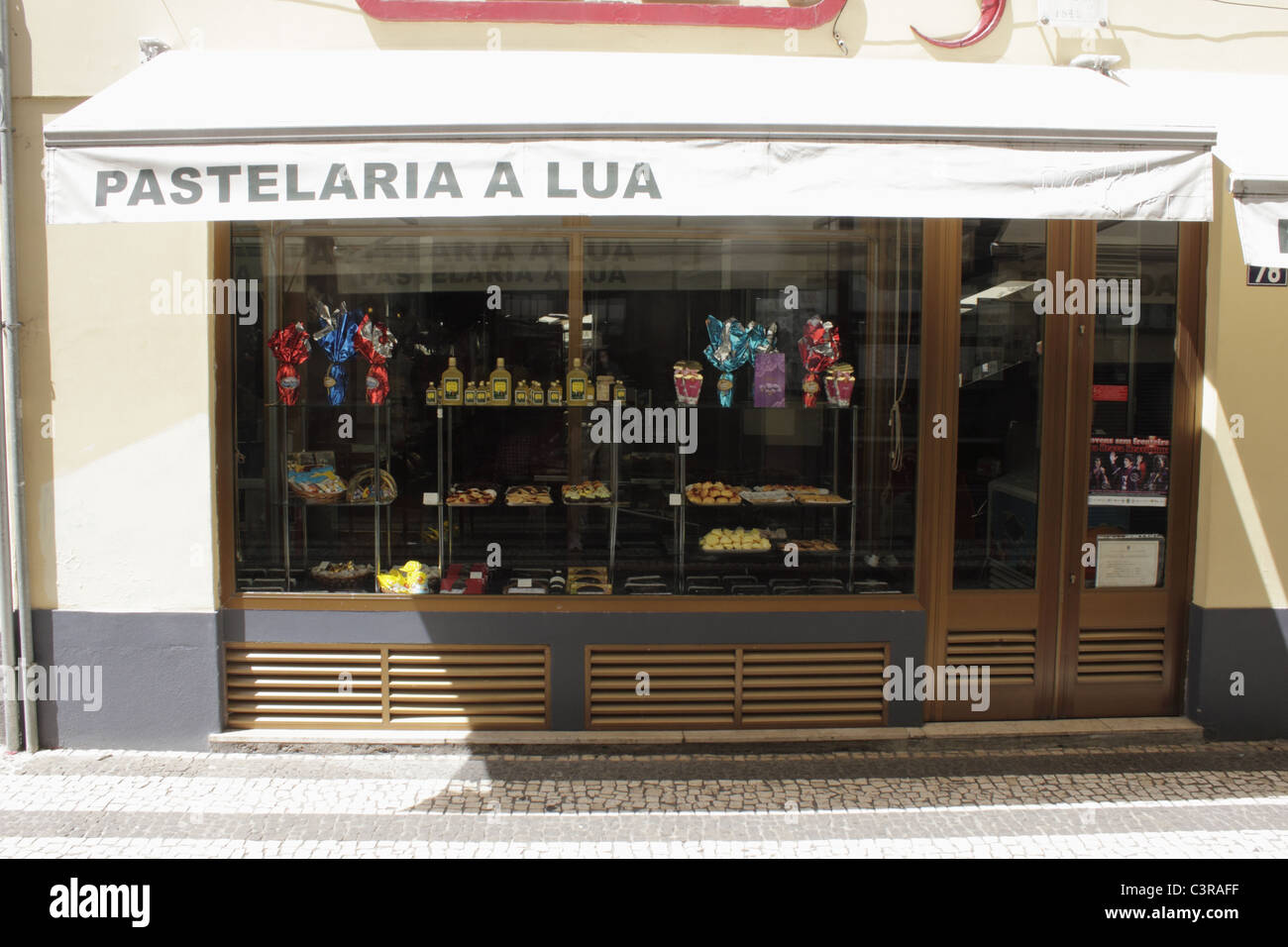 Pastelaria a Lua confectionery shop in Rua da Carreira Funchal Stock ...
