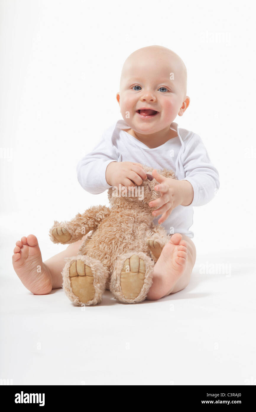 Soft toy baby teddy bear hi-res stock photography and images - Alamy