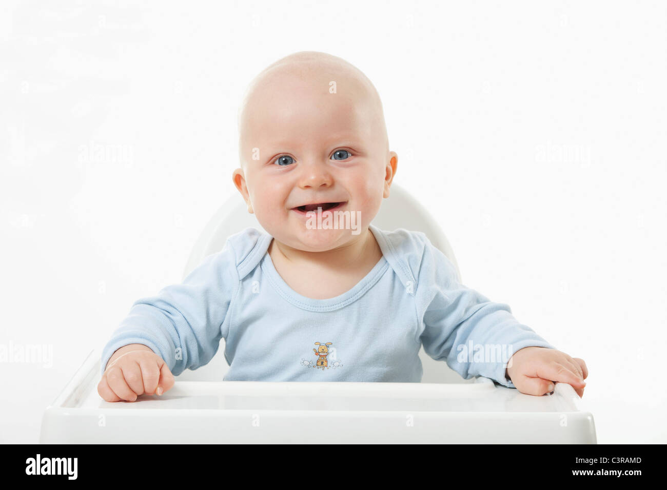 Baby white high chair hi-res stock photography and images - Alamy