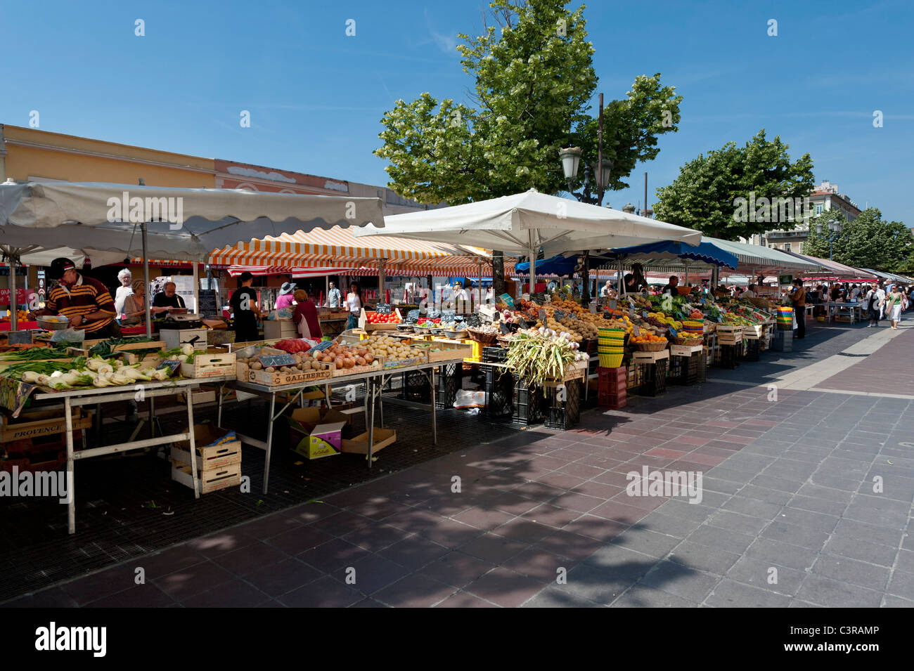 Cours Saleya market in Nice Stock Photo - Alamy