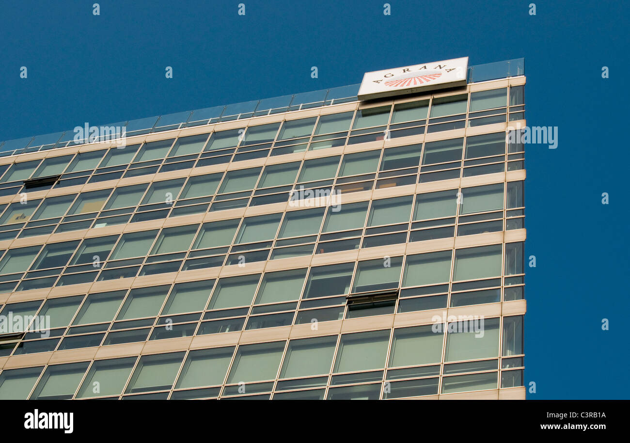 Detail of Strabag Haus Office Building at Donau City (Vienna DC or ...