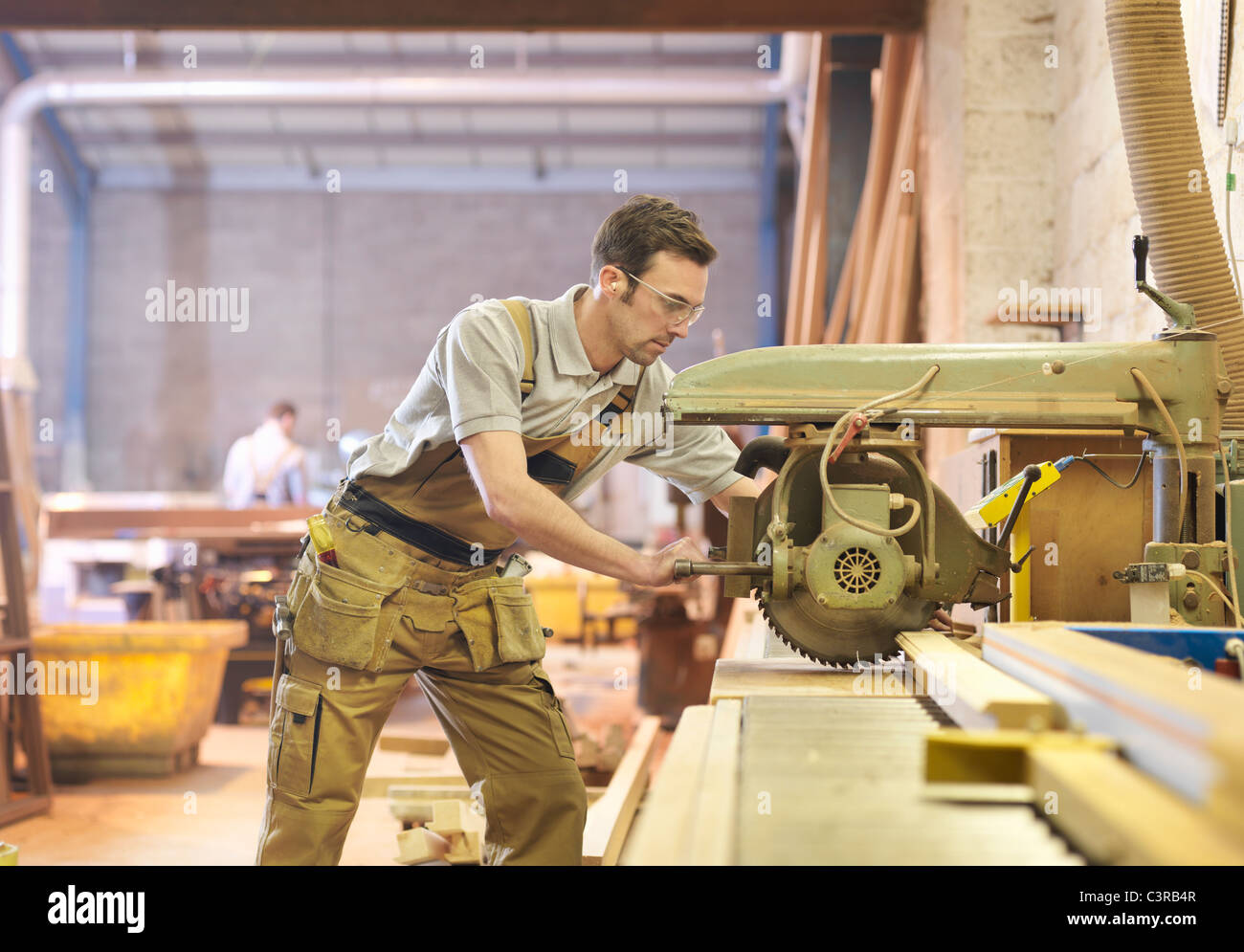 Man Sawing Wood High Resolution Stock Photography and Images - Alamy