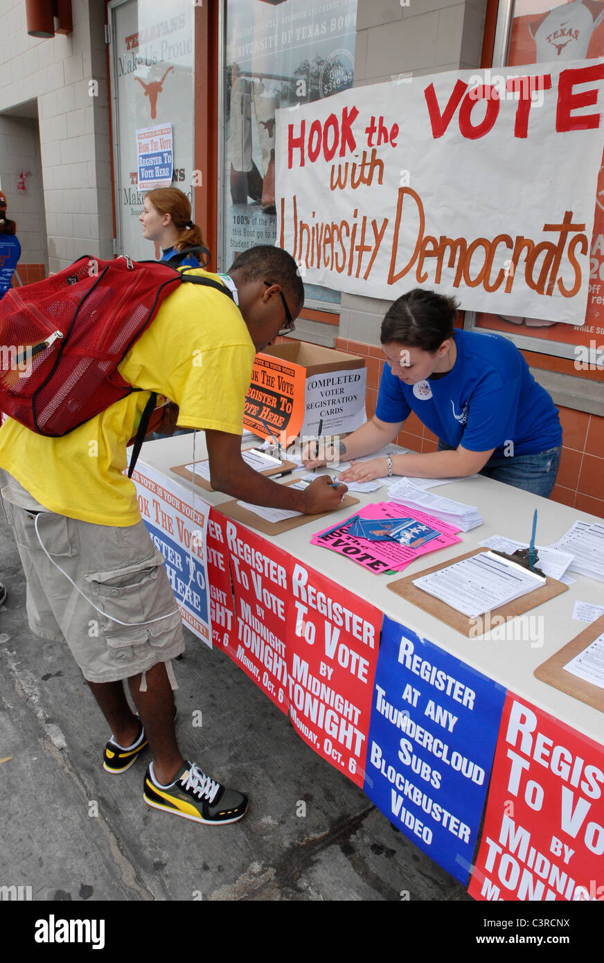 First african american voter hi-res stock photography and images - Alamy