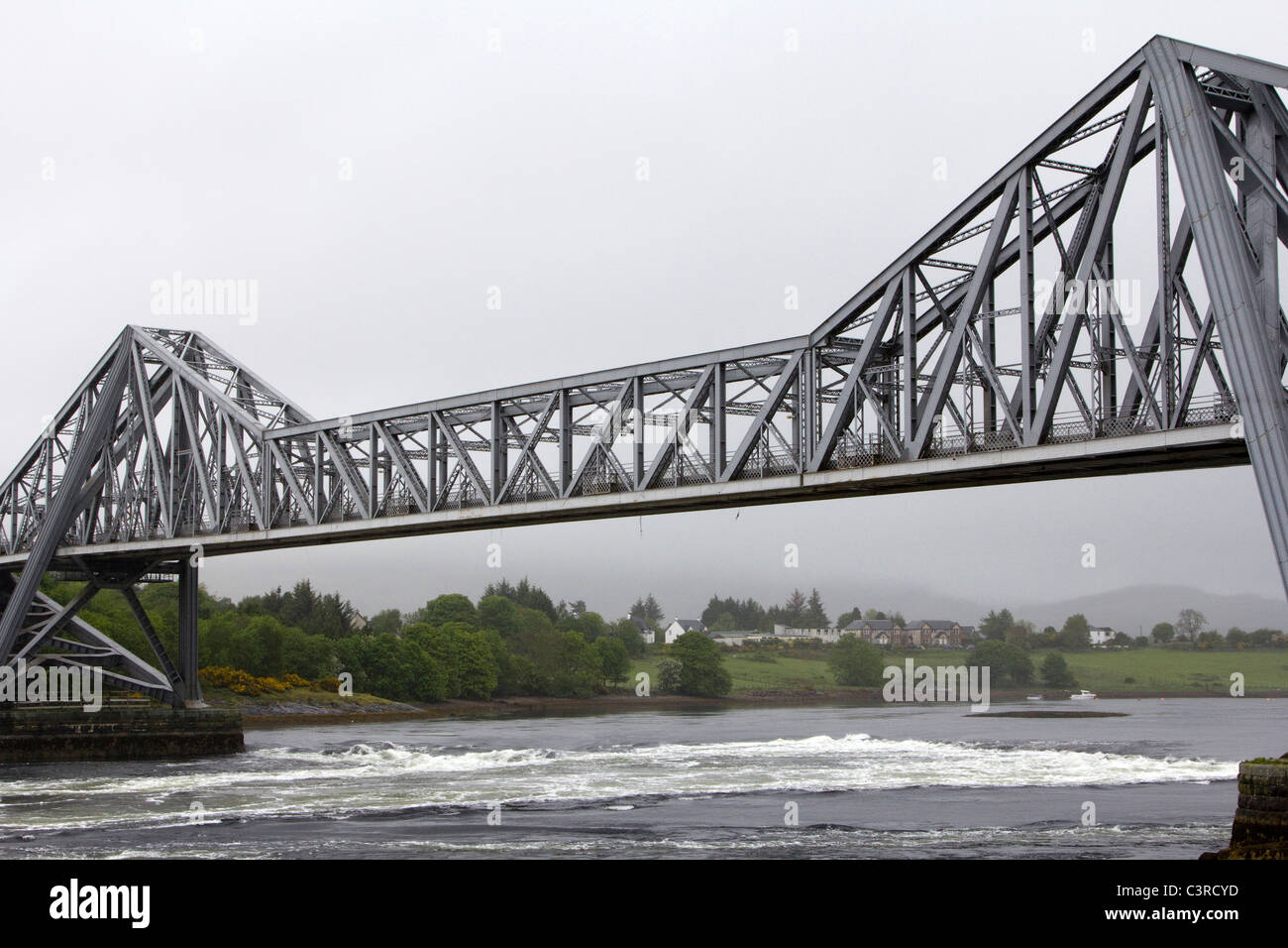 Connel Bridge is a cantilever bridge that spans Loch Etive at Connel in ...