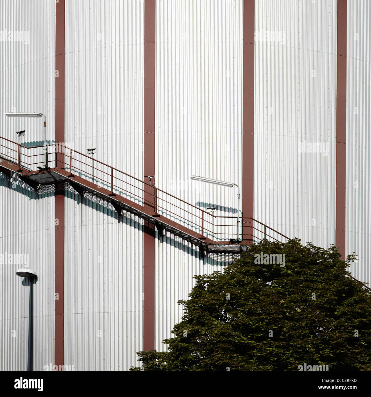 Germany, Offenbach, Storage tanks for oil Stock Photo - Alamy