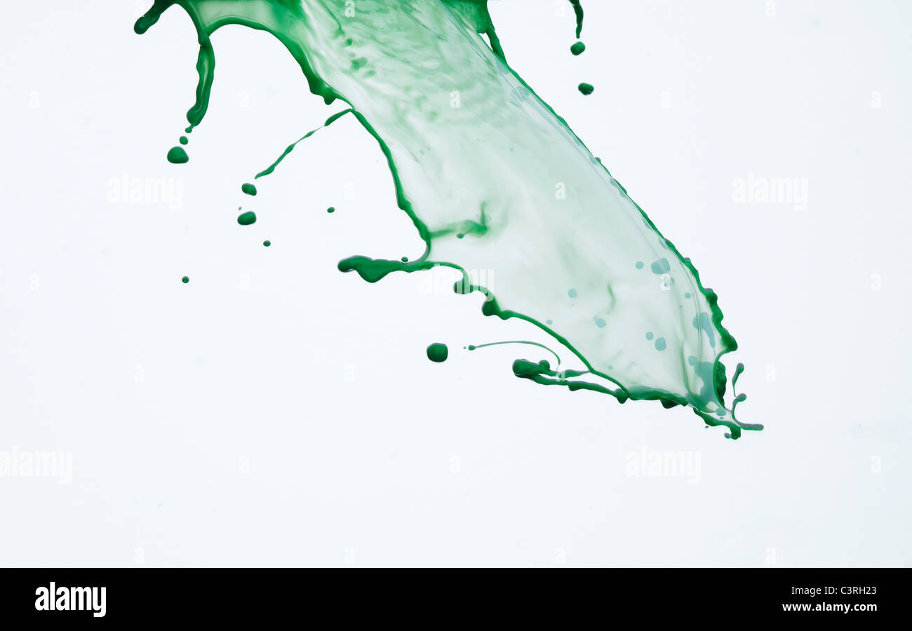 paint splash frozen with high speed flash Stock Photo - Alamy