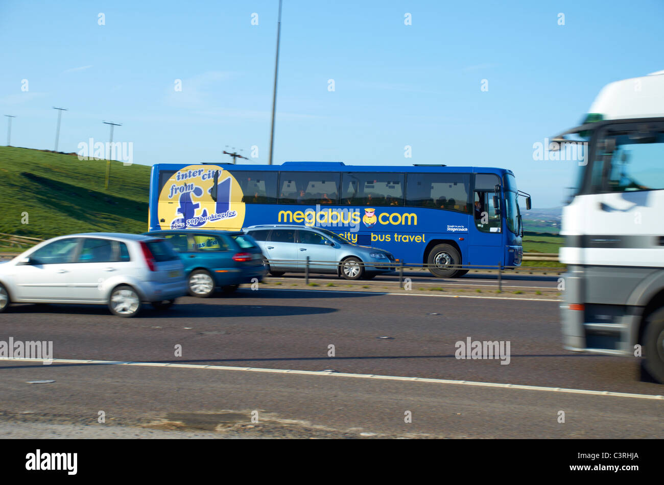 Megabus motorway hi-res stock photography and images - Alamy
