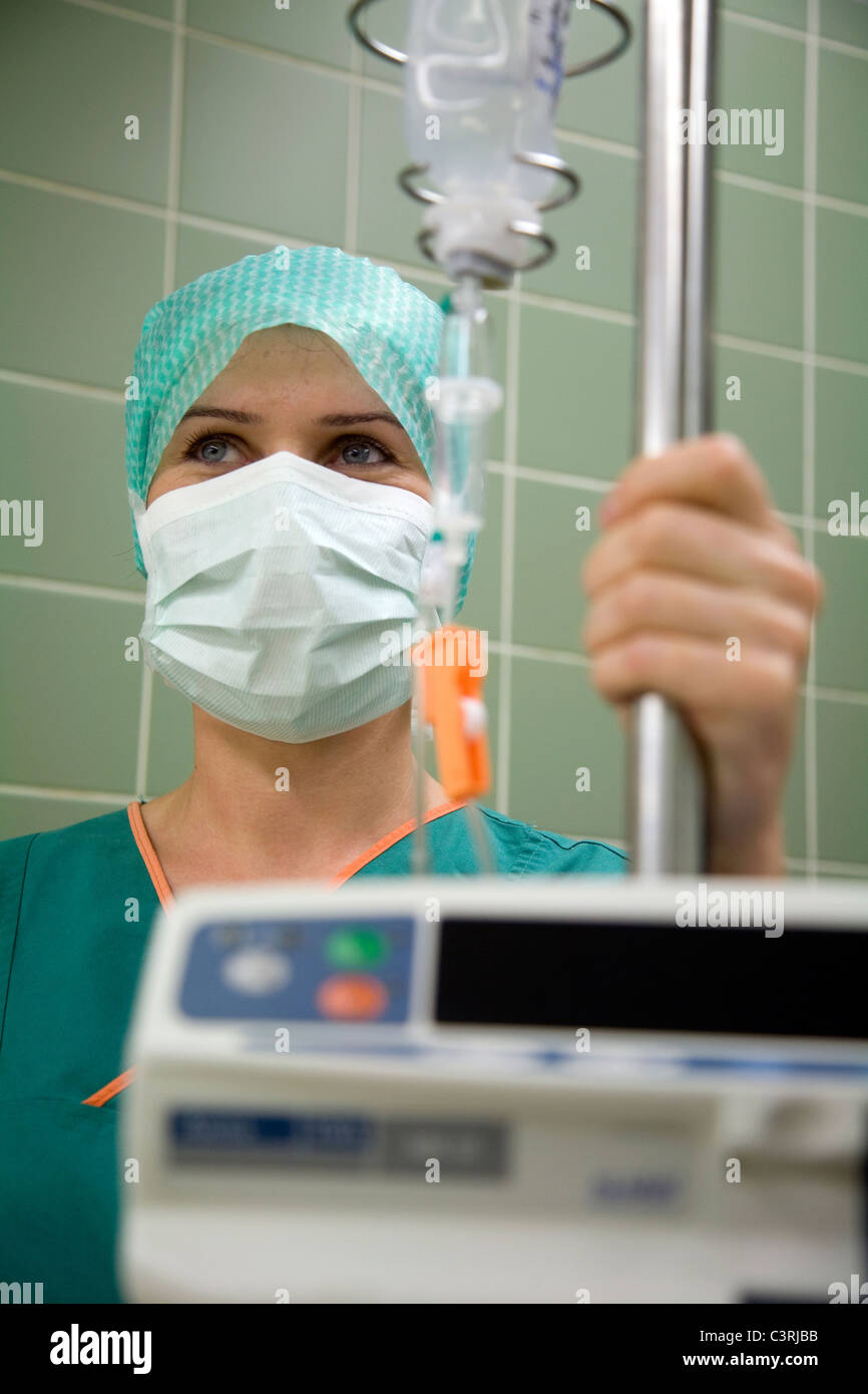 A surgical nurse, Essen, Germany Stock Photo - Alamy