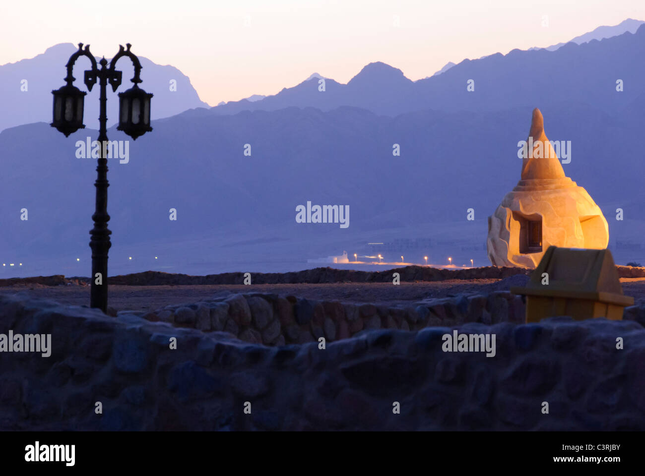 Funny structure near the laguna of Dahab - Sinai Peninsula, Egypt Stock ...