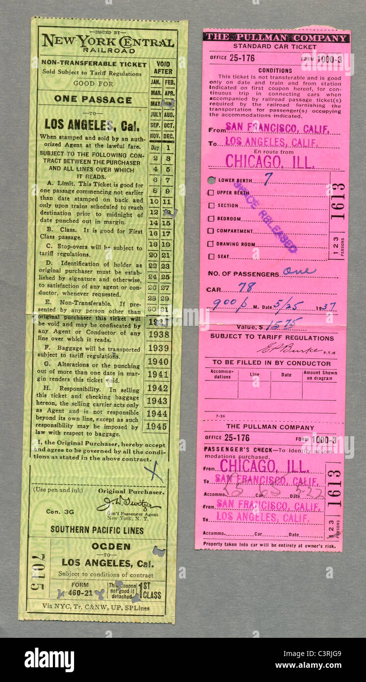 Railroad america 1930s hi-res stock photography and images - Alamy