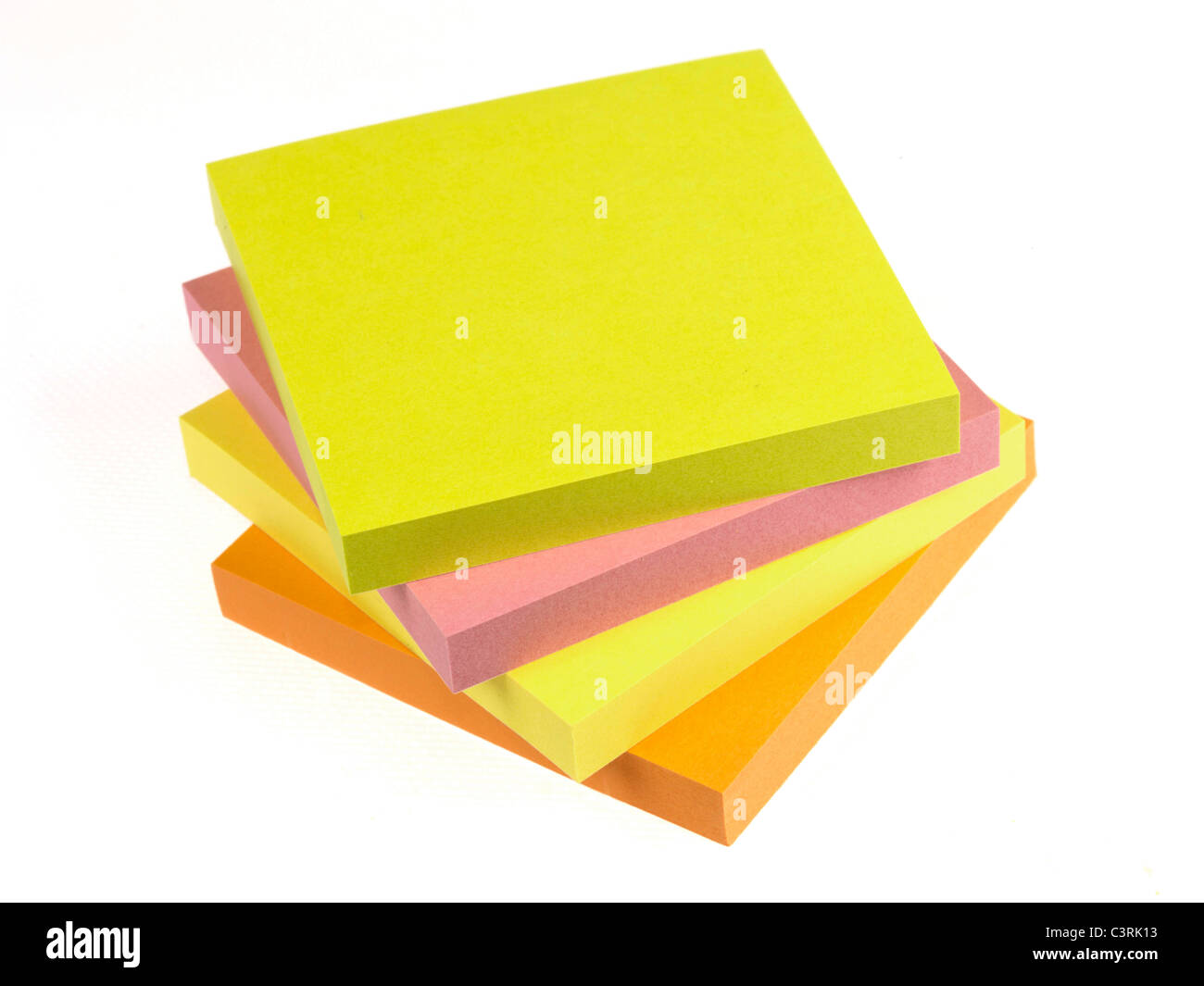 Sticky back notes pad jotter block block hi-res stock photography and ...