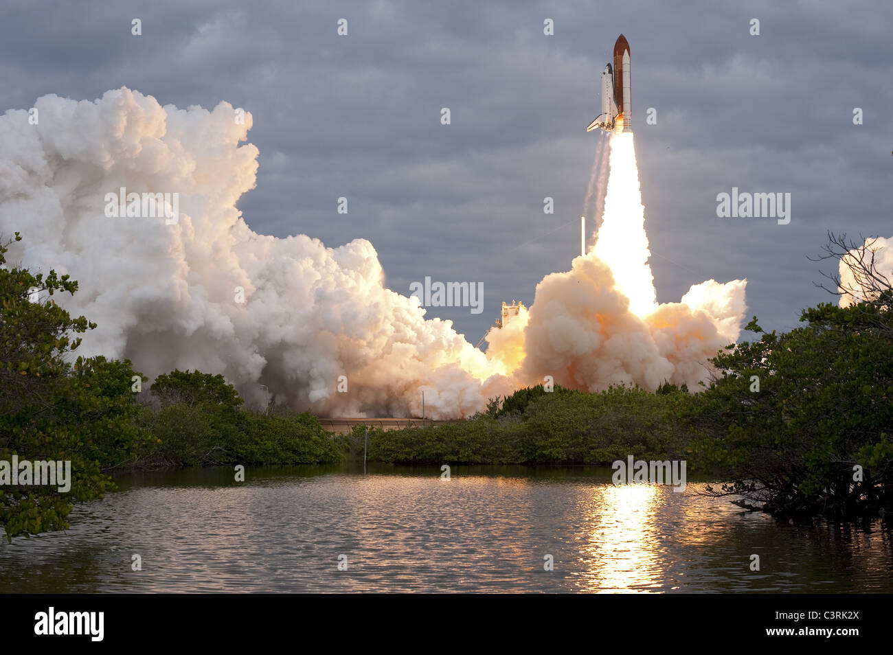 Space shuttle Endeavour lifts off from NASA's Kennedy Space Center in ...