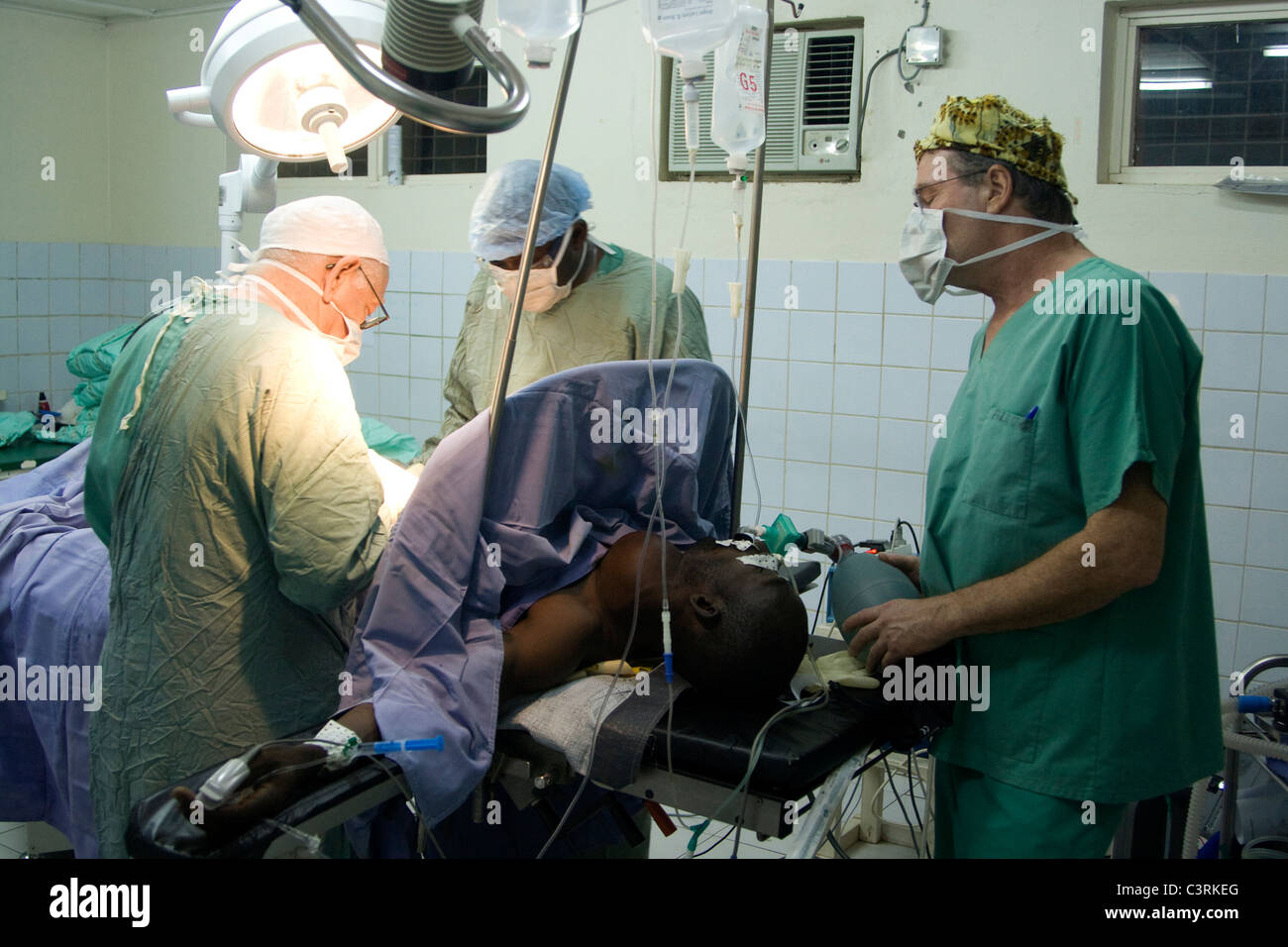 operating room,surgery and anesthesia,Betou hospital MSF,Republic of ...