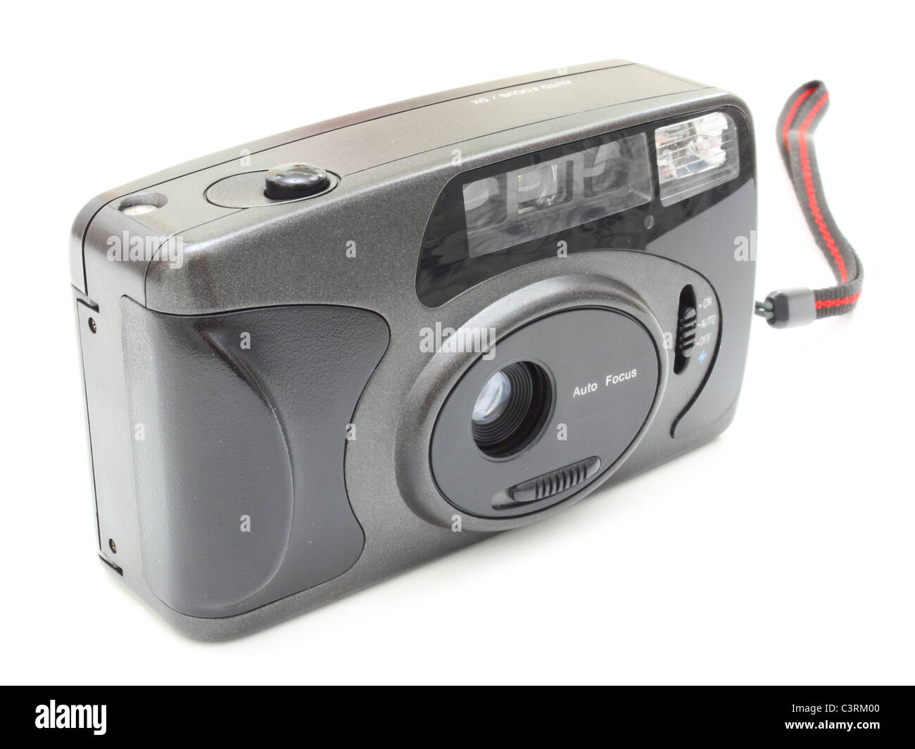 The old film camera of gray color on a white background Stock Photo - Alamy