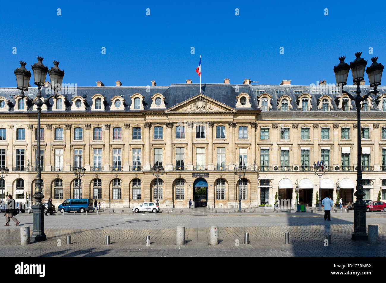 The Ministry of Justice, Place Vendome, Paris, France Stock Photo - Alamy