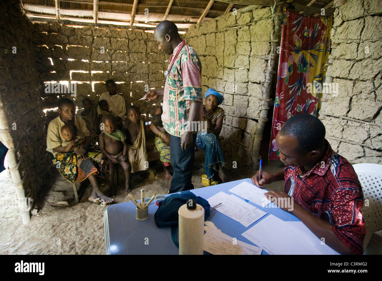 care for refugees,MSF, Betou Republic of Congo Stock Photo - Alamy