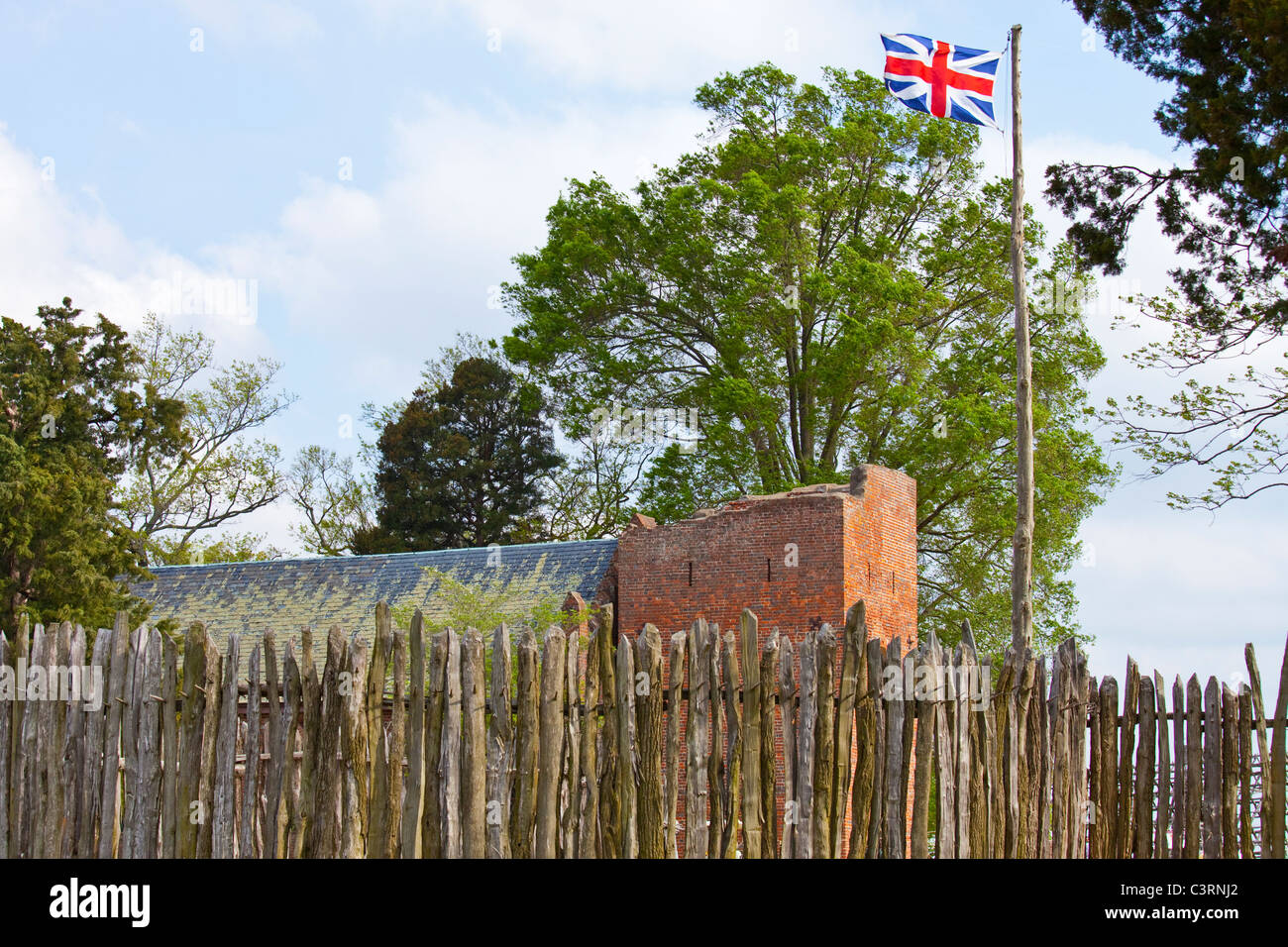 Jamestown settlement 1607 hi-res stock photography and images - Alamy