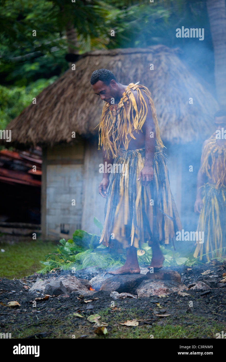 Beqa Island firewalkers, Viti Levu, Fiji Stock Photo - Alamy